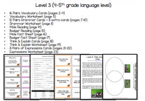 Literature-Based Speech Therapy - Super Power Speech