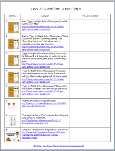 November Lesson Plans - Super Power Speech