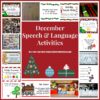 December Speech and Language Activities - Super Power Speech
