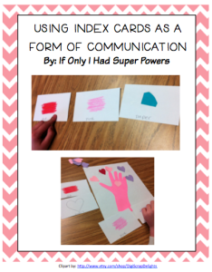 How do you use it? Index cards - Super Power Speech