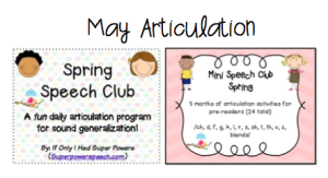 May Lesson Plans 2015 - Super Power Speech
