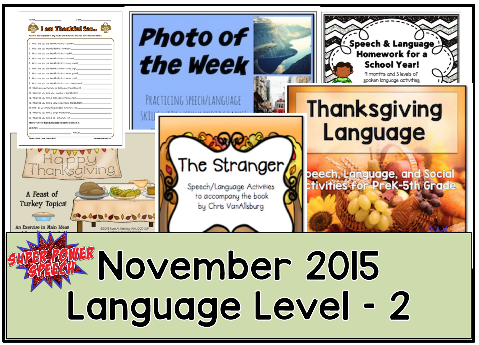 November 2015 Lesson Plans - Super Power Speech