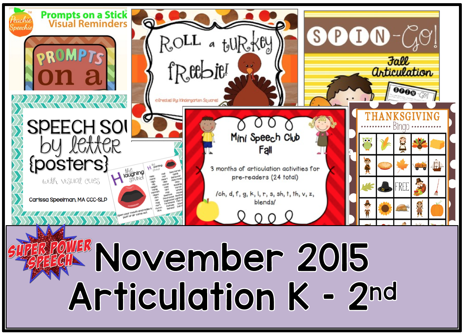 November 2015 Lesson Plans - Super Power Speech