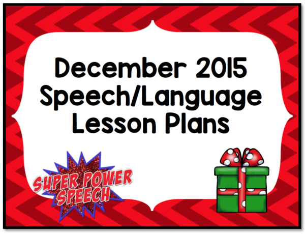 December 2015 Lesson Plans - Super Power Speech