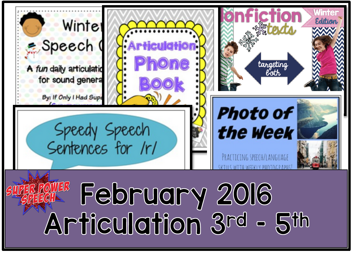 February 2016 Lesson Plans - Super Power Speech