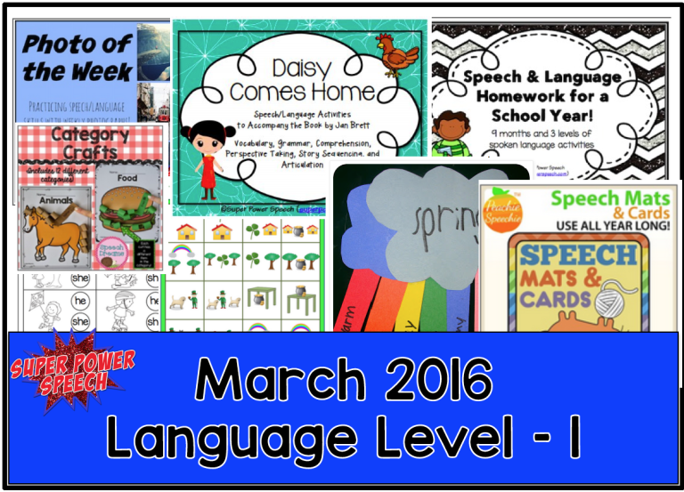 March 2016 Lesson Plans - Super Power Speech