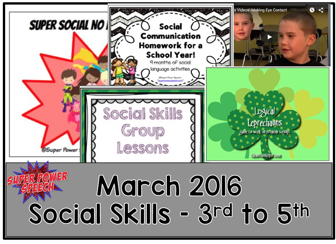 March 2016 Lesson Plans - Super Power Speech