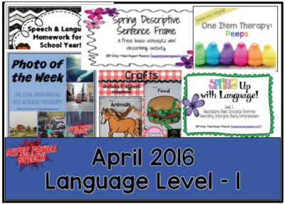 April 2016 Lesson Plans — Super Power Speech