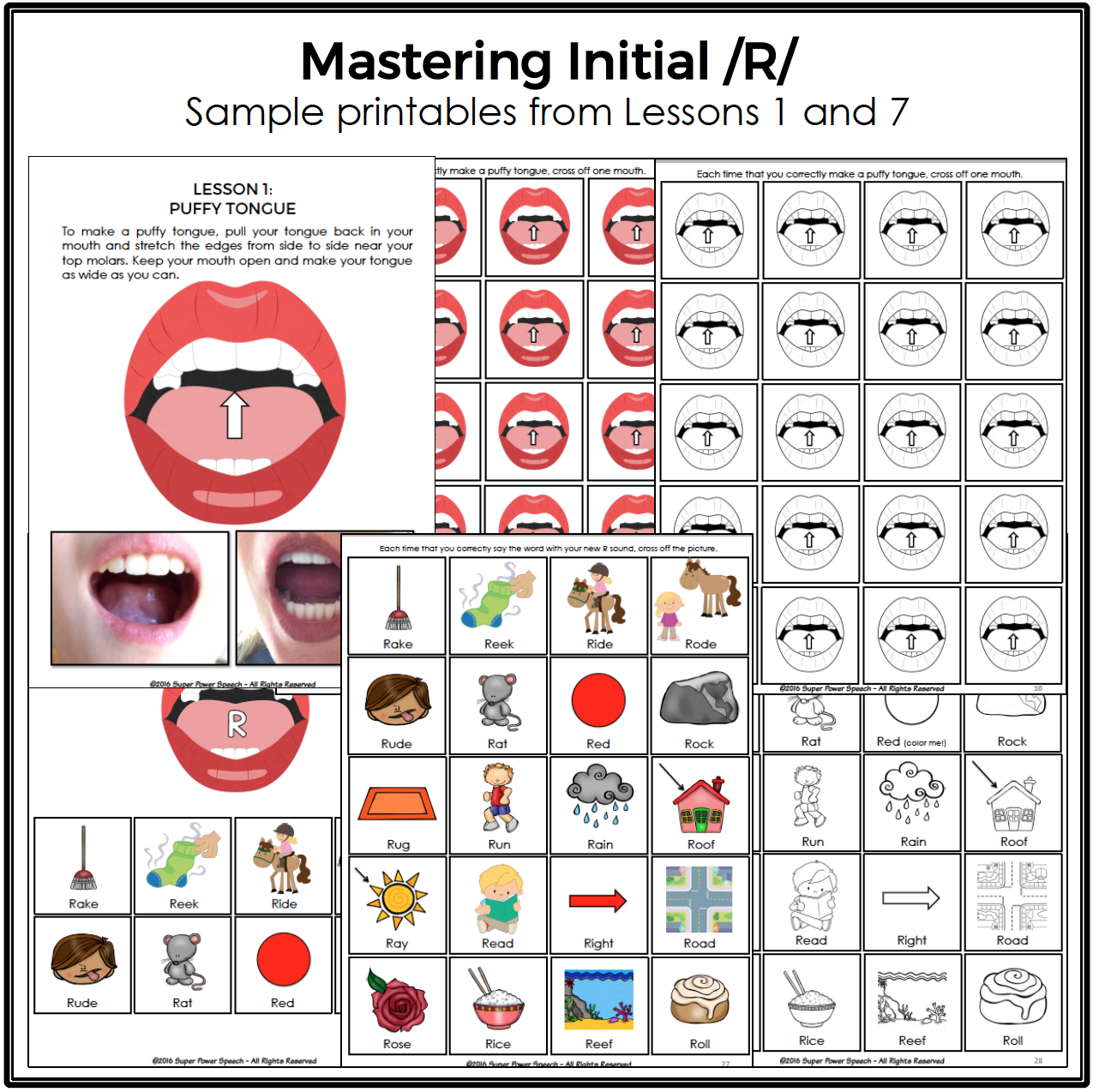 How to teach initial R in 10 easy steps! - Super Power Speech