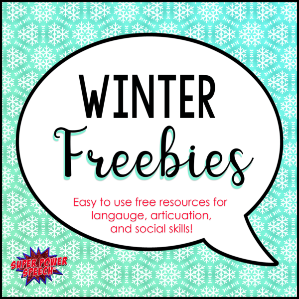 Spring Freebies – Free resources for speech and language – Super Power ...