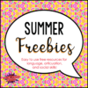 Summer Freebies – Free resources for speech and language - Super Power ...