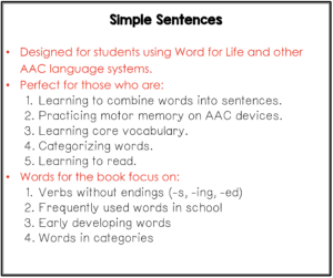 Simple Sentences (Books for Early Language Learners) - Super Power Speech