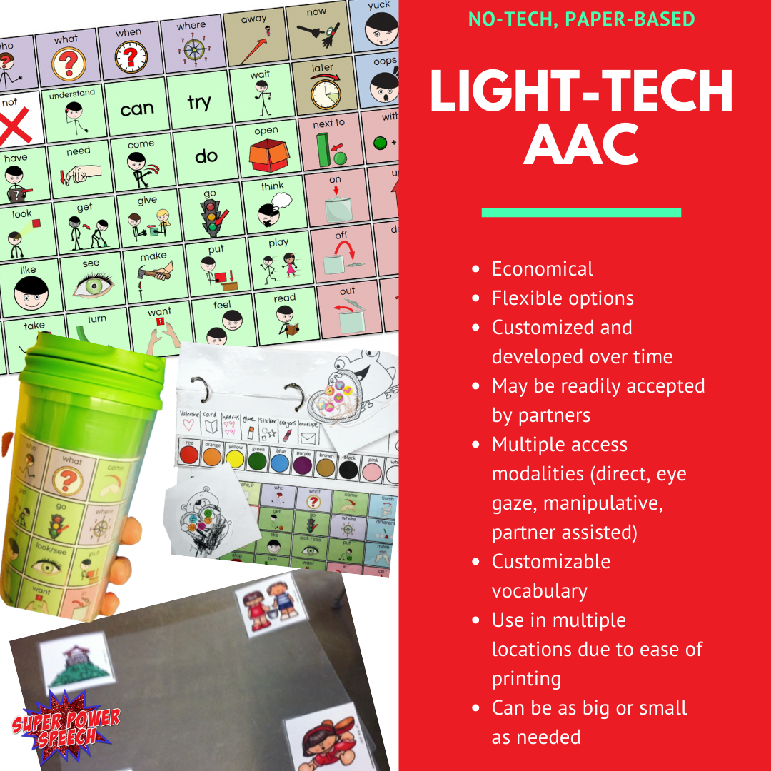 Light, Mid, and High-Tech AAC. Same… but different - Super Power Speech
