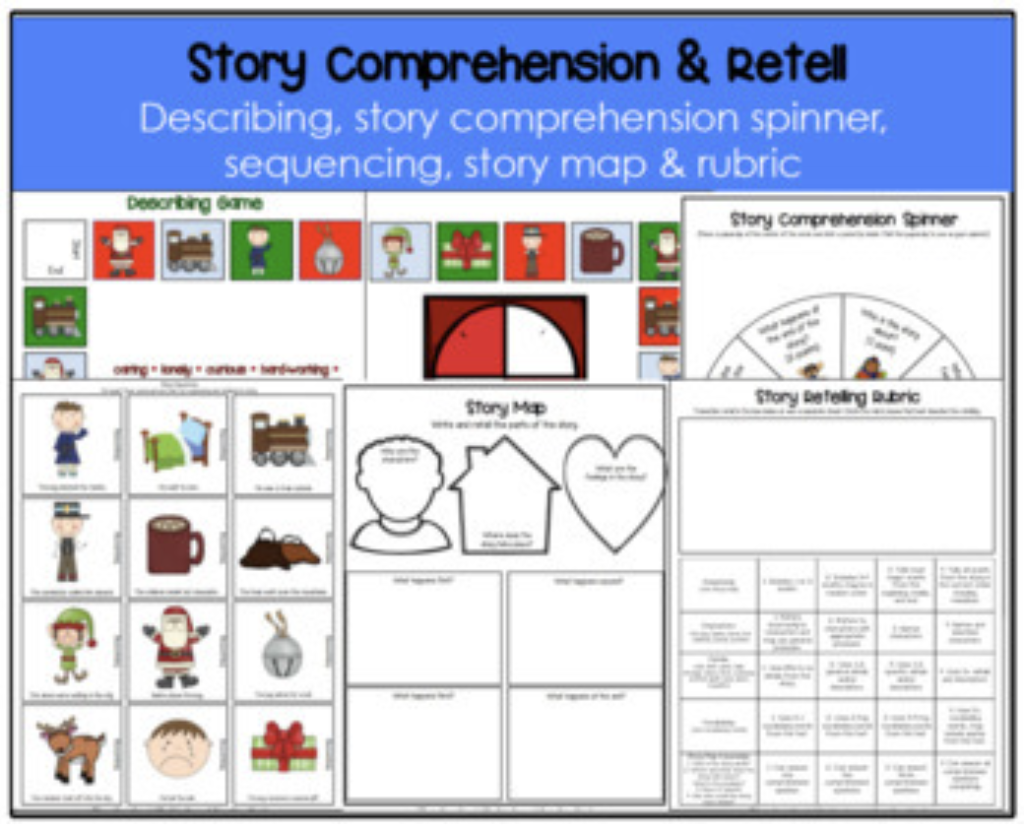 Polar Express (Speech Therapy Book Companion) - Super Power Speech