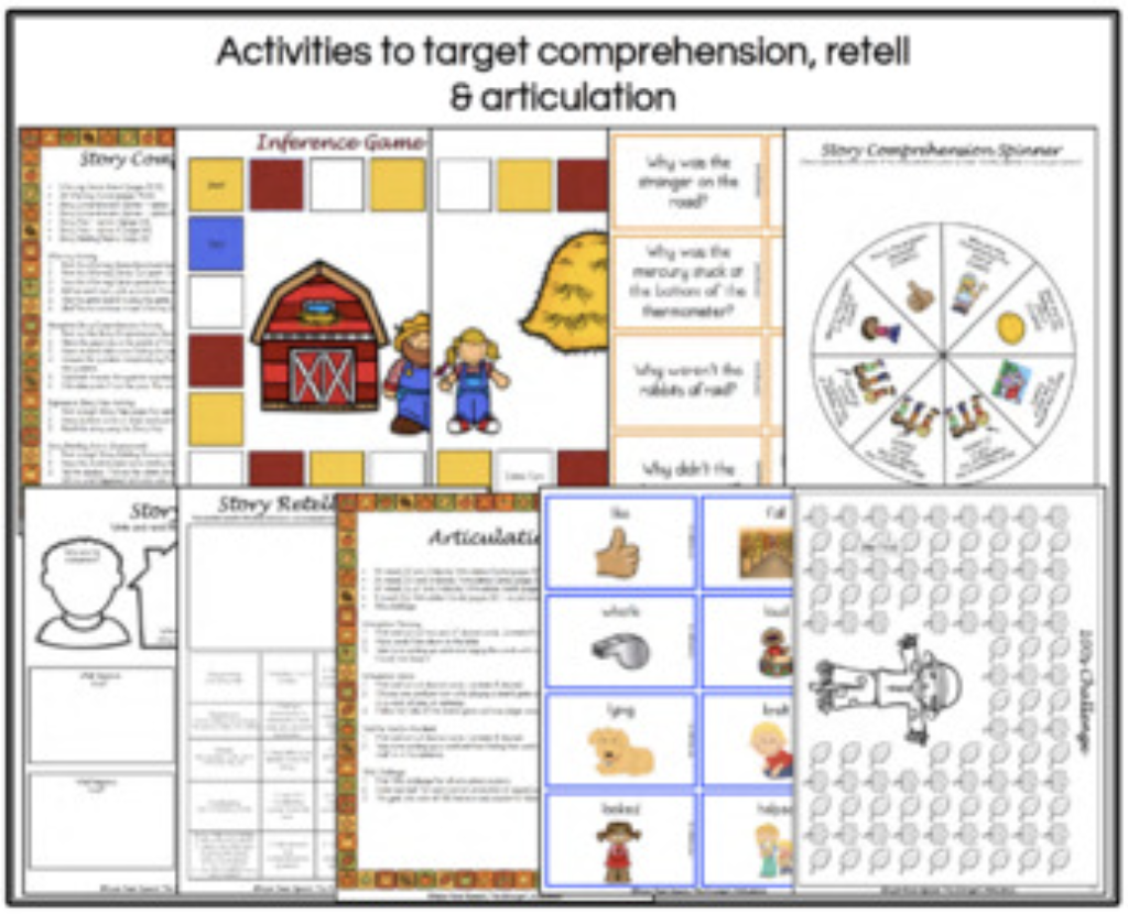 The Stranger (Speech Therapy Book Companion) - Super Power Speech