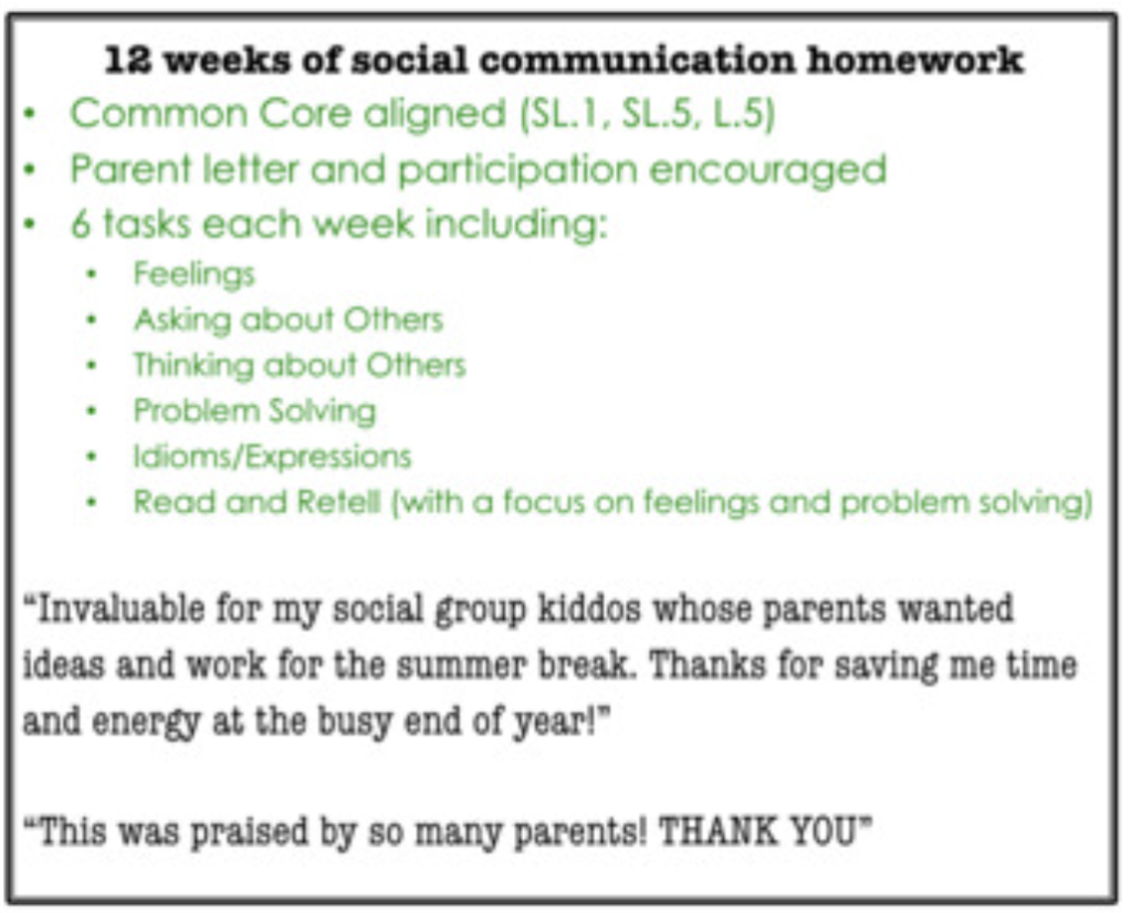 Social Communication Homework for the Summer - Super Power Speech