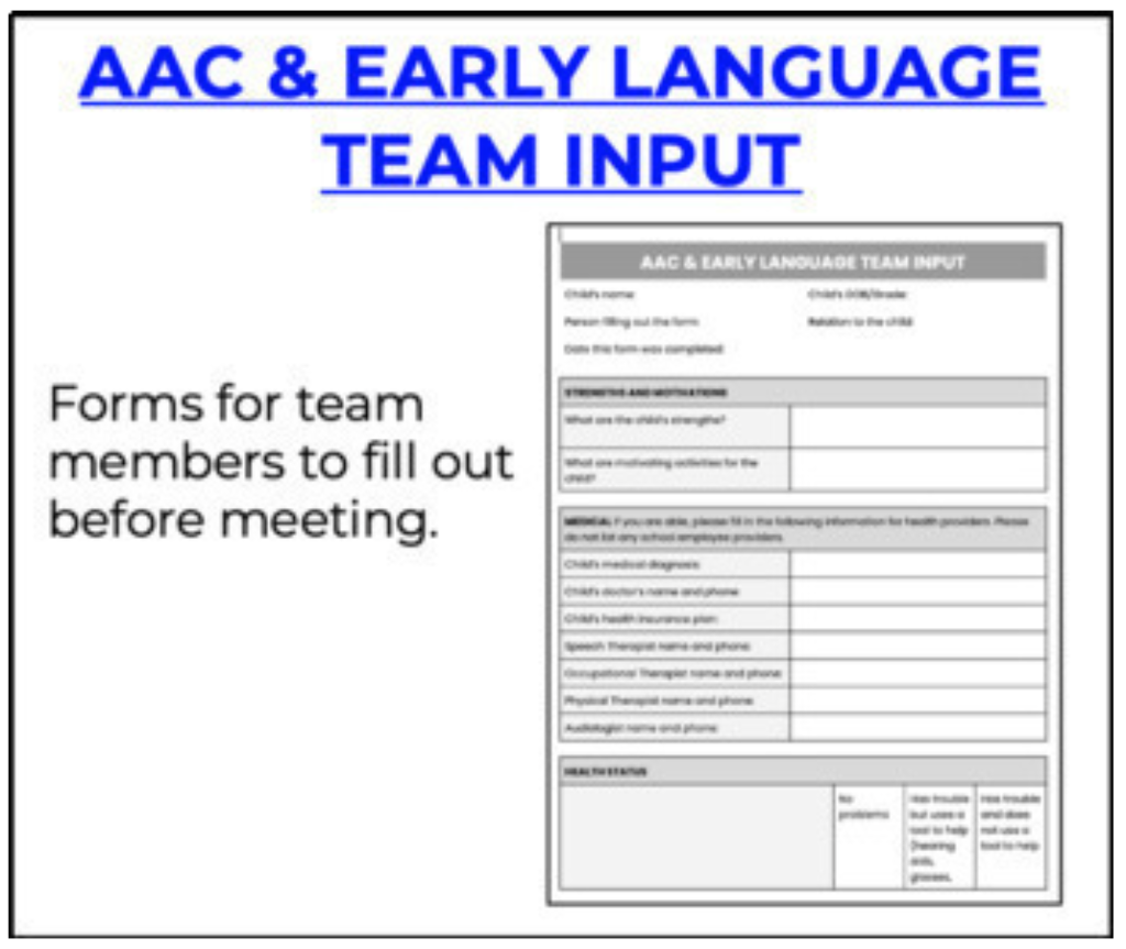AAC Informal Assessment - Super Power Speech